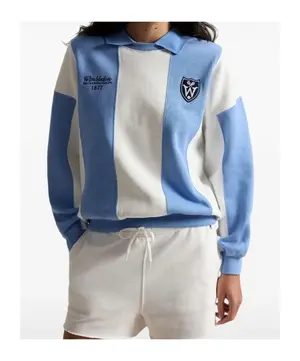 Polo Ralph Lauren Striped Panelled Polo Top