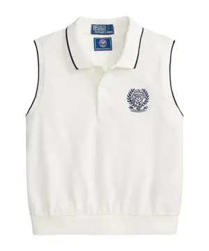Polo Ralph Lauren Wimbledon Sleeveless Polo Shirt - White