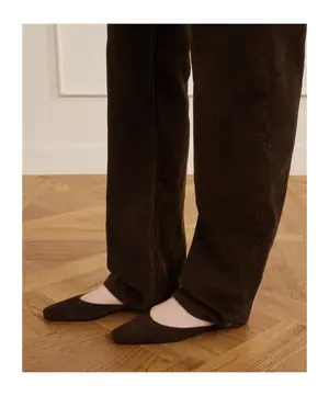 THE ROW June Suede Mules
