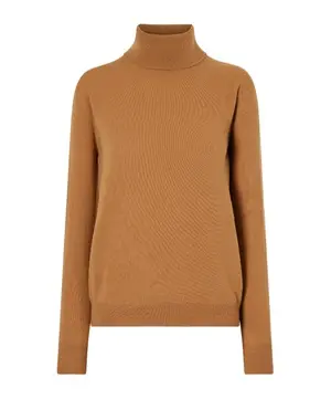 JIL SANDER Turtleneck Sweater - Brown