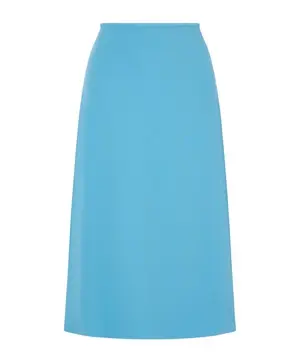 JIL SANDER High-waist Pencil Skirt - Blue
