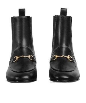 Gucci Jordaan Boots With Horsebit Detail