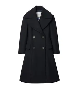 Burberry Double Breasted Coats For Women