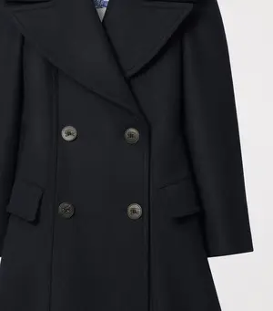 Burberry Wool Tailored Coat