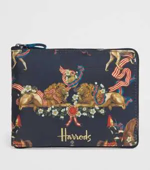 Harrods Great British Pocket Shopper Bag - Navy