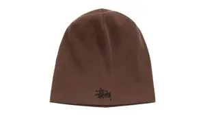 StÜssy Jersey Skullcap Beanie - Brown