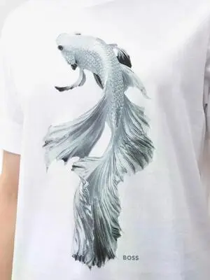 BOSS Fish Print T-shirt