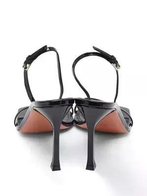 Amina Muaddi Maya Ankle Strap Sandals