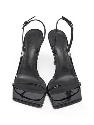 Amina Muaddi Maya Ankle Strap Sandals
