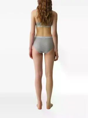 Calvin Klein Logo-waistband High-waist Briefs