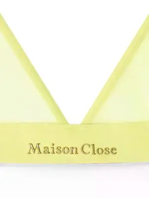 MAISON CLOSE Double Sens Sheer Triangle Bra