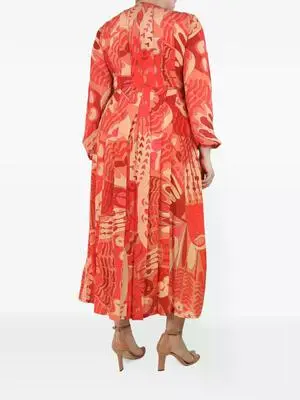 Rixo Printed Maxi Dress