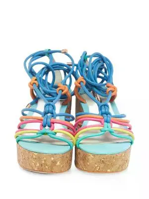 SOPHIA WEBSTER Cork Wedge Sandals