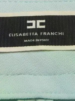Elisabetta Franchi Straight-leg Crepe Trousers