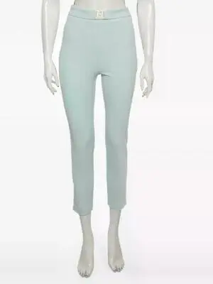 Elisabetta Franchi Straight-leg Crepe Trousers