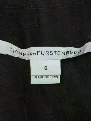 Diane Von Furstenberg Silk Shirt With Contrasting Trims
