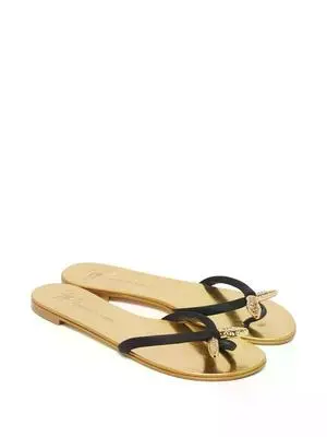 GIUSEPPE ZANOTTI Embellished Thong Sandals