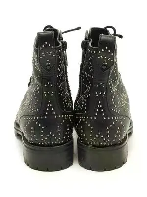 JIMMY CHOO Cruz Studded Combat Boots