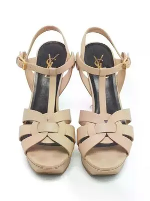 Saint Laurent Tribute Leather Sandals