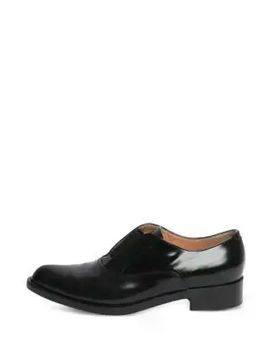 GIANVITO ROSSI Leather Slip-on Oxford Shoes