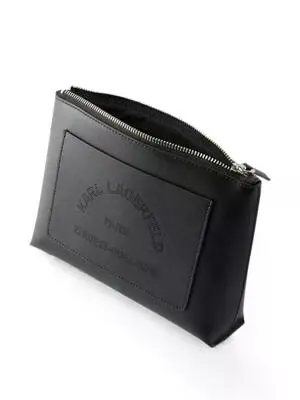 Karl Lagerfeld Logo Perforated Vanity Case