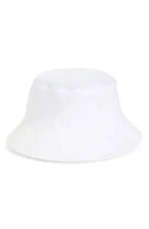 OPEN EDIT Open Edit Twill Bucket Hat White