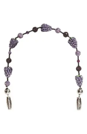 OSSA Fruit Charm Wrist Strap For Iphone Case - Grape