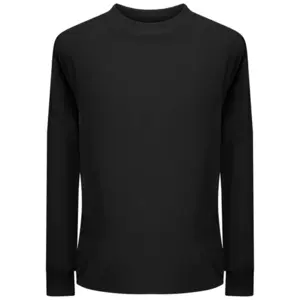 ASPECT Cotton Boxy Rib Trim Long Sleeve Sweatshirt - Denim Blue