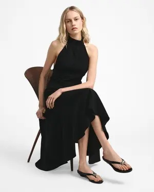 MI/MAI Cristo Croc Effect Jewel Flat Sandals