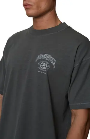 GOOD FOR NOTHING College Angel Slub T-shirt - Grey
