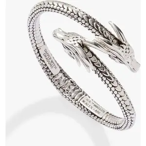 ALEX AND ANI House Of The Dragon "dance With Dragons" Cuff Bracelet - Silver
