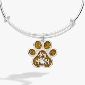 ALEX AND ANI Dog Mom Charm Bangle