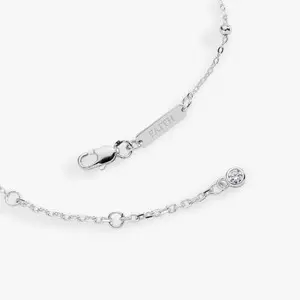 ALEX AND ANI Cross Pave Crystal Beaded Strand Bracelet