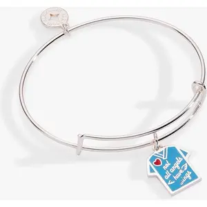 ALEX AND ANI Not All Angels Have Wings" Scrubs Bangle - Silver