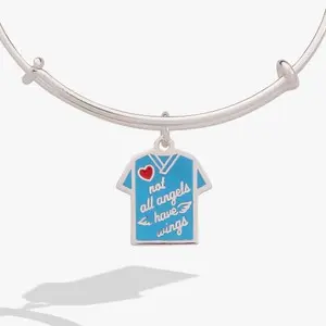 ALEX AND ANI Not All Angels Have Wings" Scrubs Bangle