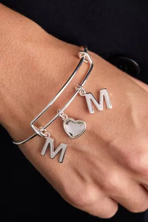 ALEX AND ANI Crystal Mom Bangle