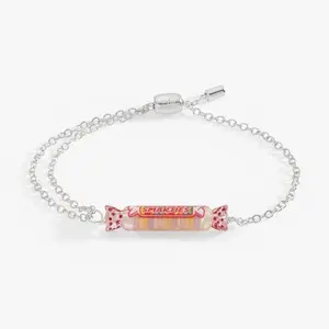 ALEX AND ANI Smarties® Candy Roll Charm Bracelet - Silver