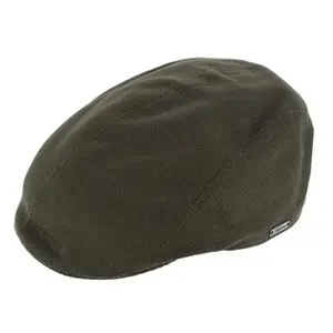 WIGENS Canvas Dyed Modern Ivy Cap - Olive