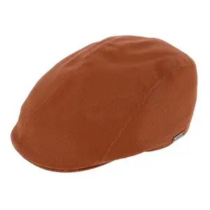 WIGENS Modern Canvas Flat Cap - Orange