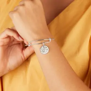 ALEX AND ANI Happy Retirement Charm Bangle