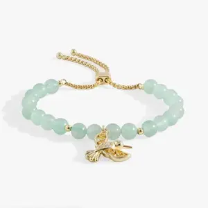 ALEX AND ANI Hummingbird Gemstone Bolo Bracelet - Gold