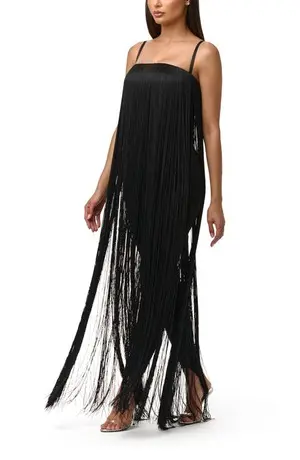 Naked Wardrobe Butter Fringe Romper