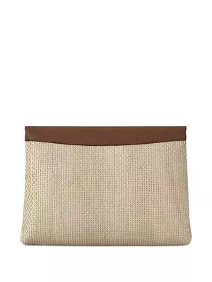 Mulberry Large Darley Raffia Pouch