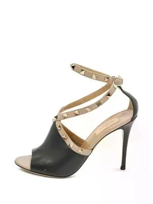 Valentino Garavani Rockstud Heeled Sandals - Black