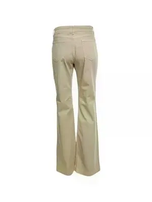Burberry Gabardine Straight-fit Trousers - Neutrals