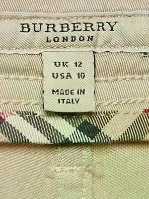 Burberry Gabardine Straight-fit Trousers