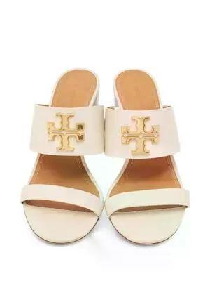 Tory Burch Leather Wedge Sandals