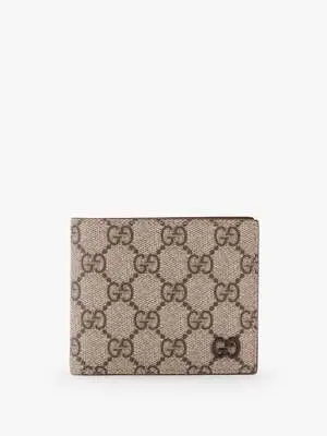 Gucci Bi-fold Gg Supreme Canvas Wallet - Multicolor
