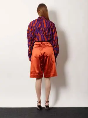 Dries Van Noten Cotton Blend Bermuda Shorts