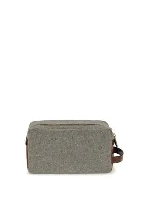 Brunello Cucinelli Wool Beauty Case